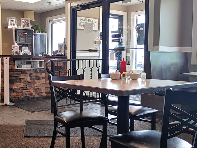 A welcoming entrance that promises no pretension &ndash; just honest food and the kind of hospitality that makes you feel instantly at home.