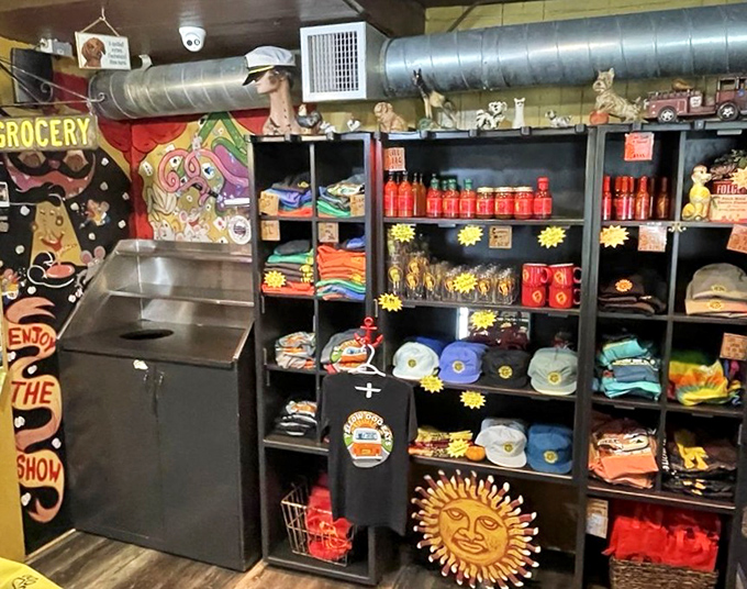 Beyond the food, Yellow Dog's merchandise corner lets you take home a souvenir of your visit &ndash; because wearing the t-shirt is the next best thing to eating the sandwich.