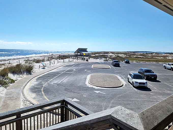 Ample parking means you can actually find a spot without circling like a shark, which is a small miracle at popular Florida beaches.
