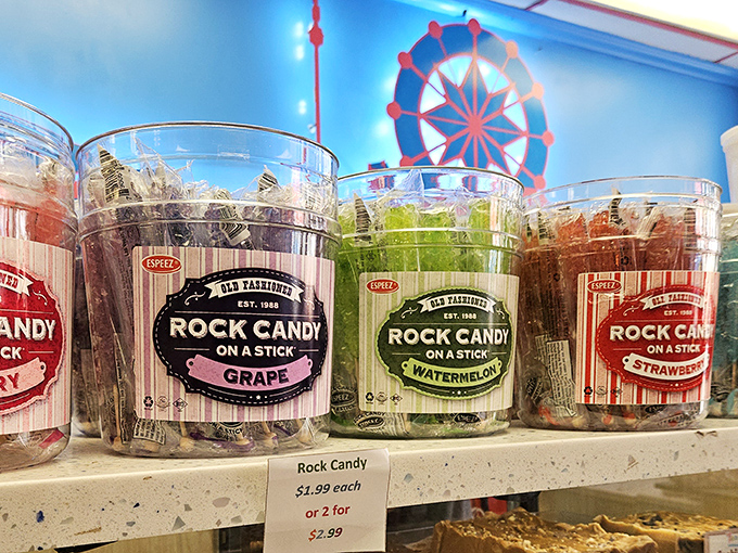 Crystalline magic on a stick&mdash;nature's candy architecture that doubles as an edible science experiment for the taste buds.