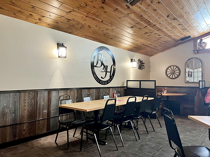 Spacious seating arrangements mean you can spread out and get comfortable, because rushing through this meal would be criminal.