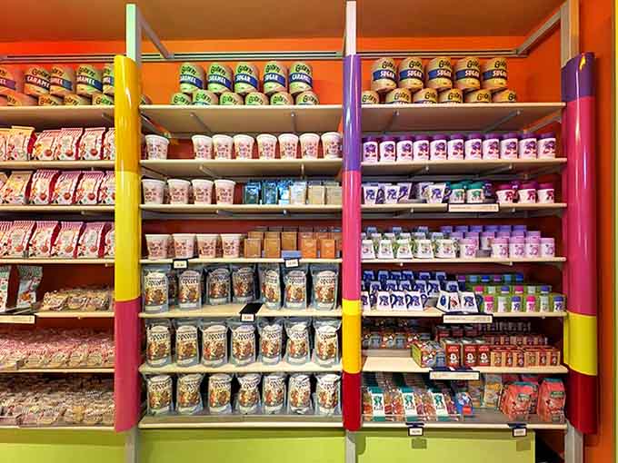 Shelves stocked with packaged treats prove Disney knows we need emergency sugar supplies long after we've left the park.