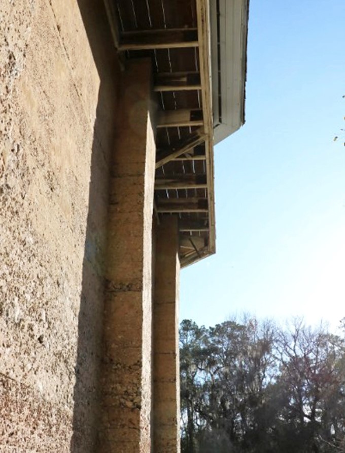 The impressive concrete walls of the bathhouse have outlasted the very waters they were built to contain.