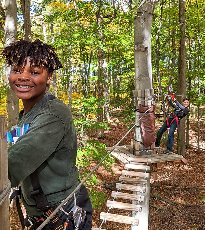 The pre-adventure huddle: where strangers become comrades united by shared anticipation and the collective wondering of "why did we agree to this?"