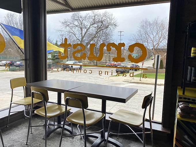 Window seats offer prime people-watching opportunities while you contemplate whether ordering a second pastry would be excessive (it wouldn't be).
