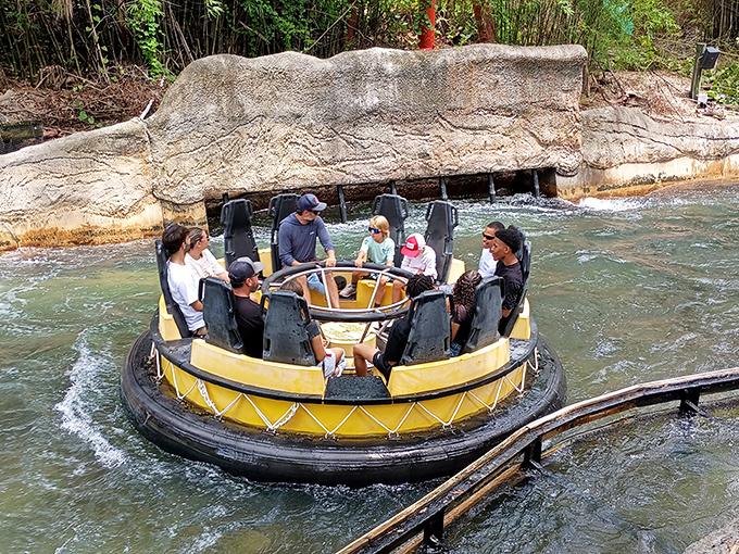 Congo River Rapids guarantees democratic drenching&mdash;nobody escapes dry, creating that special "squish with every step" park experience.