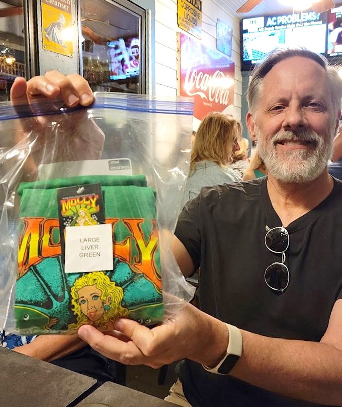 The ultimate souvenir isn't just memories&mdash;it's taking home a piece of Molly Goodheads that proudly announces your excellent taste in seafood establishments.