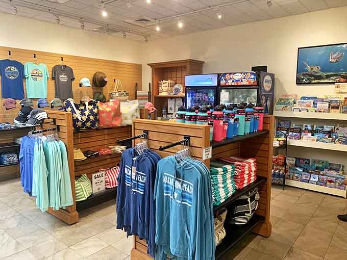 Park welcome sign: The weathered entrance marker stands as a humble introduction to the natural wonders waiting just beyond the parking lot.