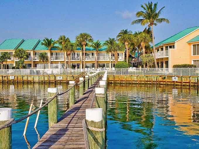 Colorful waterfront accommodations where every room comes with a view and every sunset feels like a personal gift.