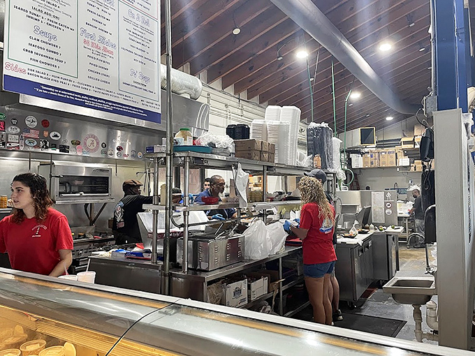 The engine room of flavor where simple ingredients meet generational knowledge to create seafood worth crossing state lines for.