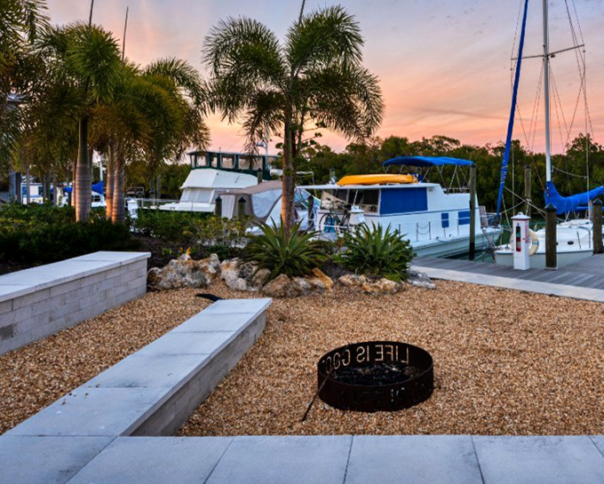 The marina offers safe harbor for everything from fishing skiffs to luxury yachts, with every vessel promising different adventures in Gulf waters.