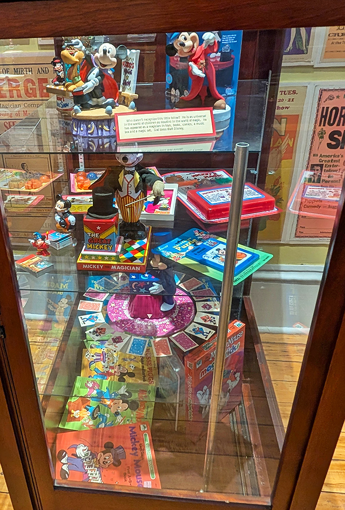 Mickey Mouse magic sets and toys showcase how the wonder of illusion has been marketed to generations of children dreaming of magical powers.