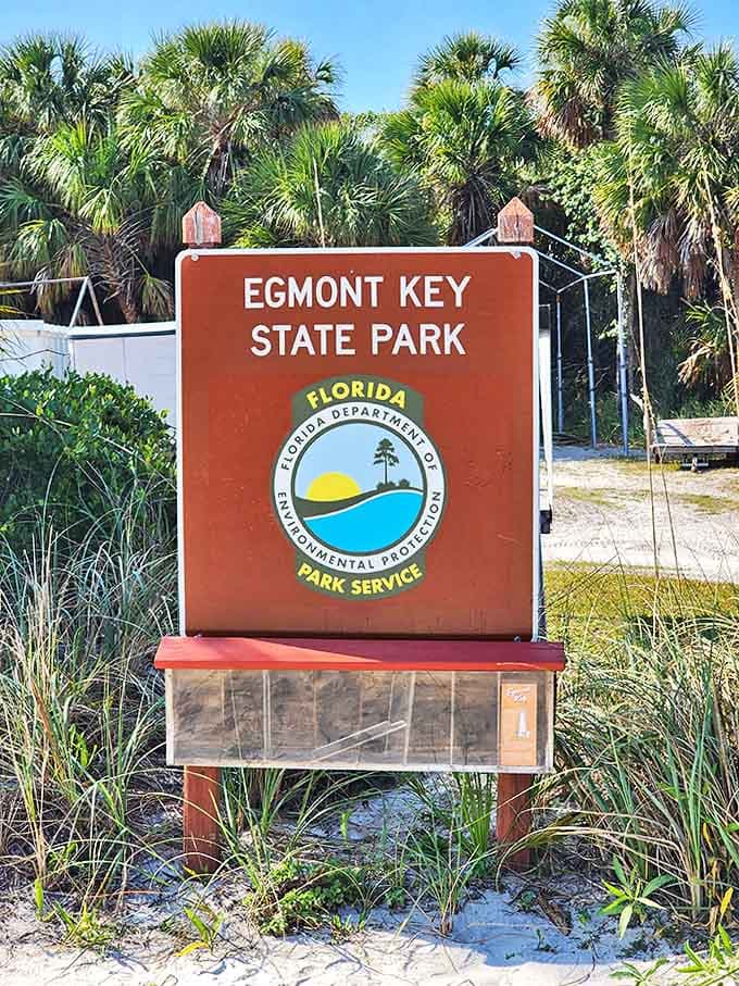 Florida's understated announcement that you've arrived somewhere special – no flashing lights or ticket booths required.