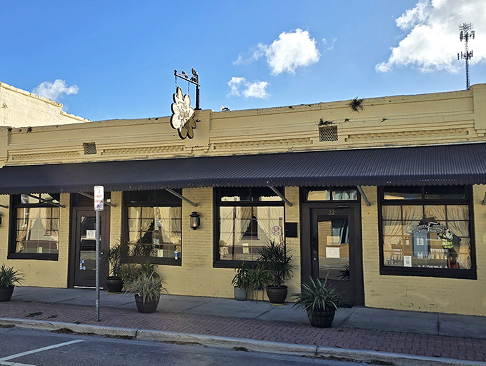 This unassuming storefront houses flavors that would make your grandmother both proud and jealous. Yellow Deli's exterior hints at homemade goodness within.