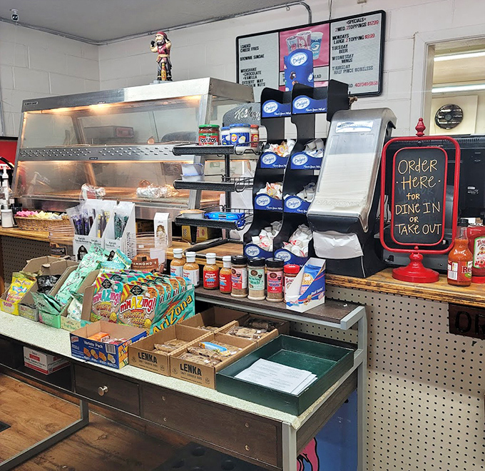 The ordering counter &ndash; where magic happens without fanfare, just efficient, friendly service that feels increasingly rare these days.