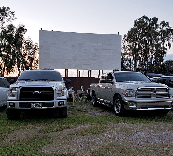 Daylight reveals the charming simplicity of the grounds, where movie magic has happened nightly for generations.