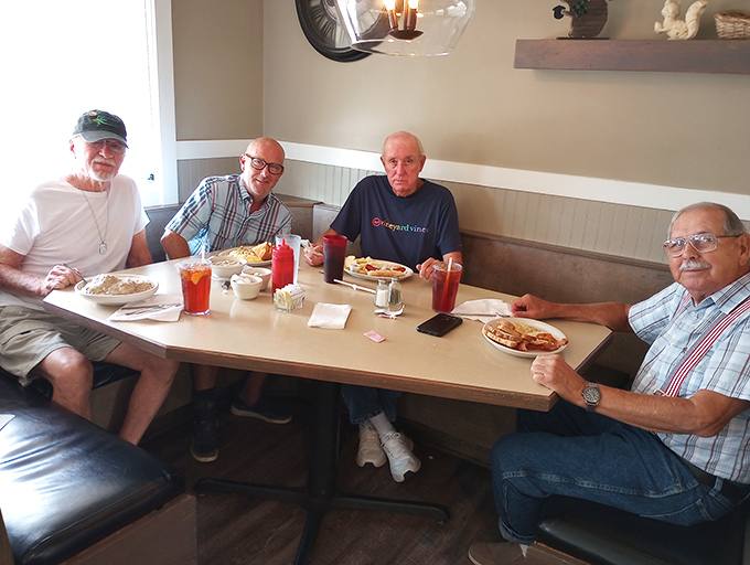 The true measure of a great restaurant: tables filled with regulars who've made this place part of their weekly routine for years.