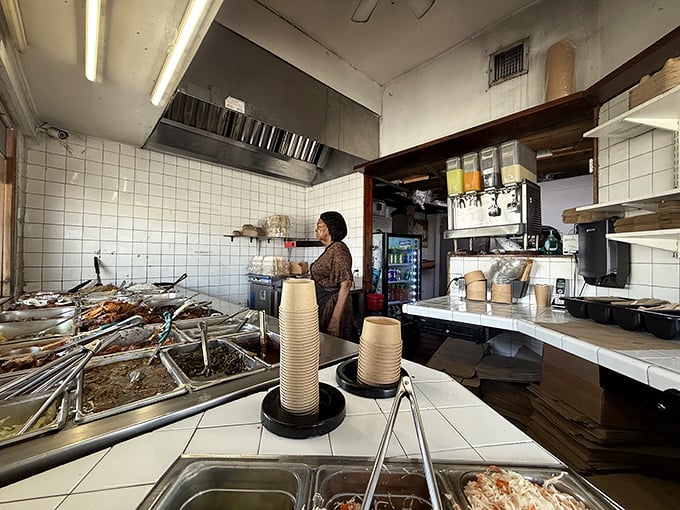 The command center where magic happens &ndash; stainless steel warriors holding treasures that have been simmering toward perfection for hours.