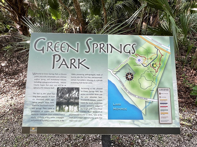 Your treasure map to Green Springs' wonders &ndash; though the real adventure begins where the paper ends and exploration takes over.