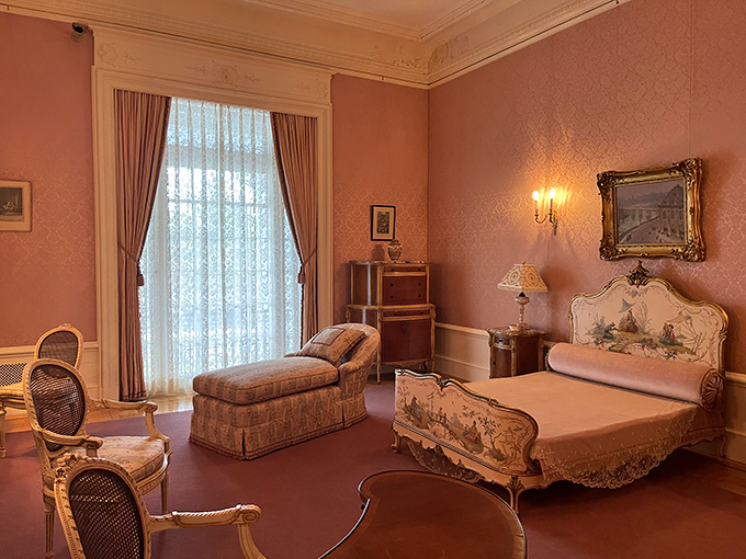 The pink room: where Victorian elegance meets "I have more money than I know what to do with."