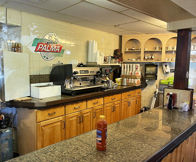 The prep station might not be fancy, but it's where the magic happens &ndash; simple tools creating extraordinary flavors that keep locals coming back.