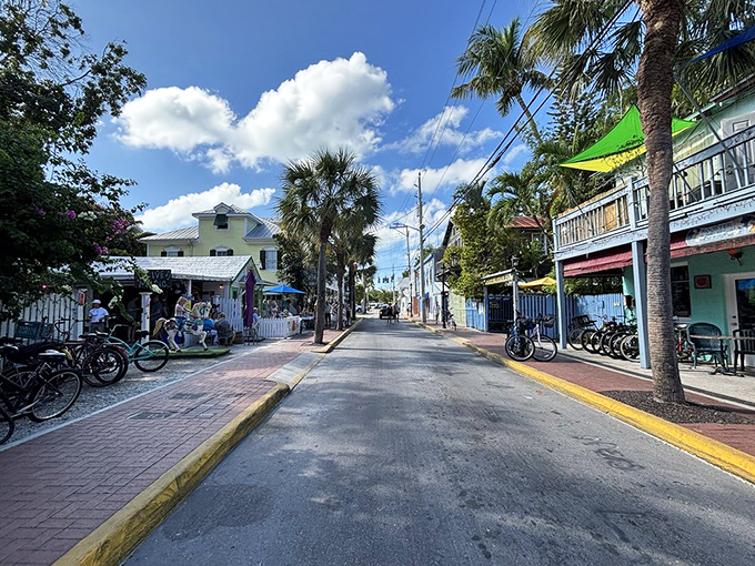 Bicycles parked along sun-drenched streets &ndash; the preferred transportation for serious food explorers who need to work up an appetite between meals.
