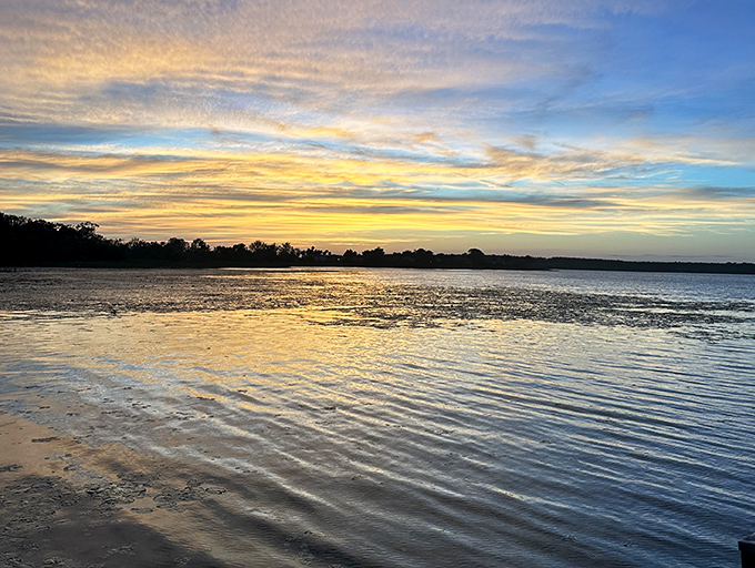 Lake Apopka's sunset performance outshines any fireworks display, and remarkably, doesn't require standing in a crowd or paying admission.