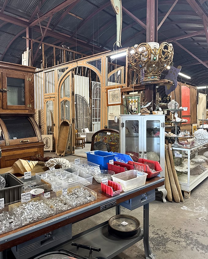 Every corner reveals new treasures, from architectural elements to decorative pieces that somehow form perfect, Instagram-worthy vignettes.