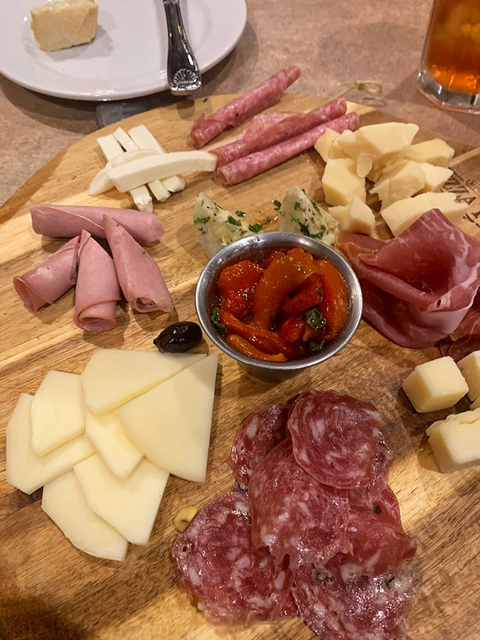 A charcuterie board that tells Italy's story through meat and cheese &ndash; each component simple yet perfect, like a well-conducted orchestra.