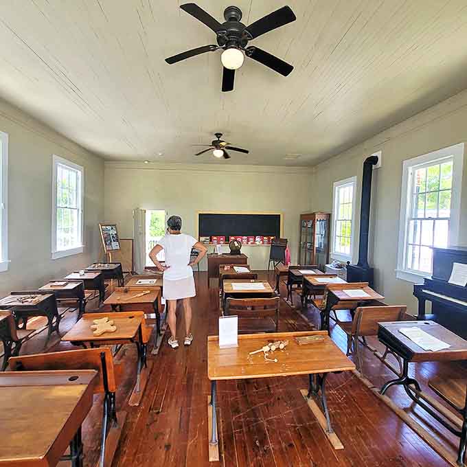 That classroom educated generations without a single smart board, proving that learning happened just fine with wooden desks, chalkboards, and teachers who meant business.