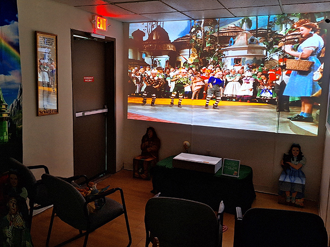 Toto, I have a feeling we're going to watch a movie! Sit down and enjoy a classic scene from the beloved film.