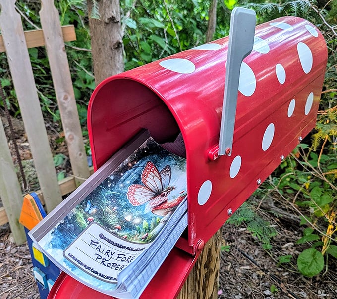 Fairy Forest Mailbox: This polka-dotted postal service delivers magic daily - no stamps required for sending wishes to the fairy realm.
