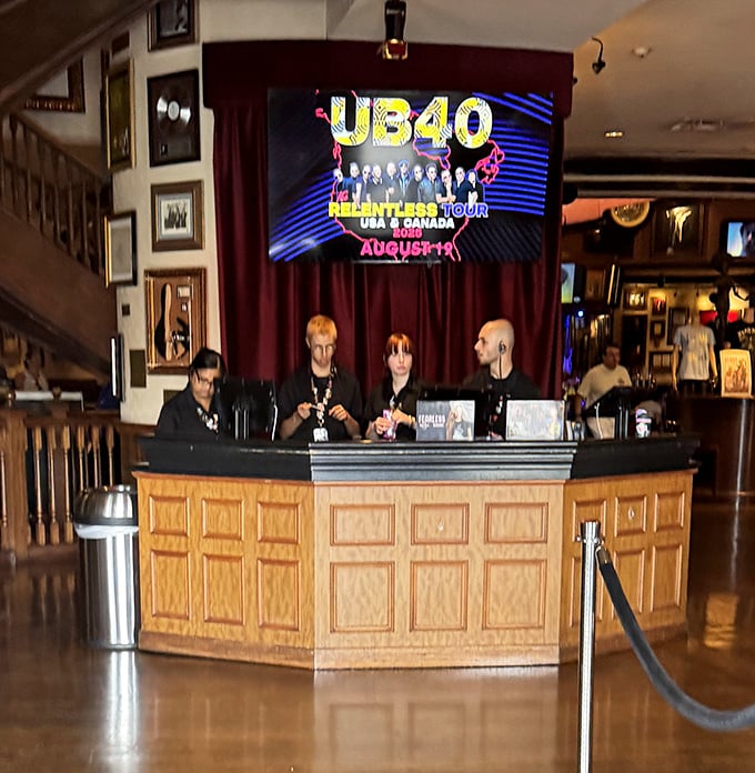 The host station welcomes guests like backstage pass holders, ready to usher them into a world where food and music create perfect harmony.