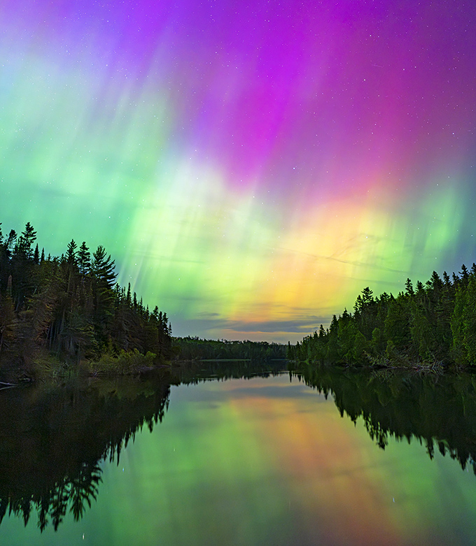 The Northern Lights paint the sky in electric hues – nature's version of Vegas, but with better air quality and zero cover charge.