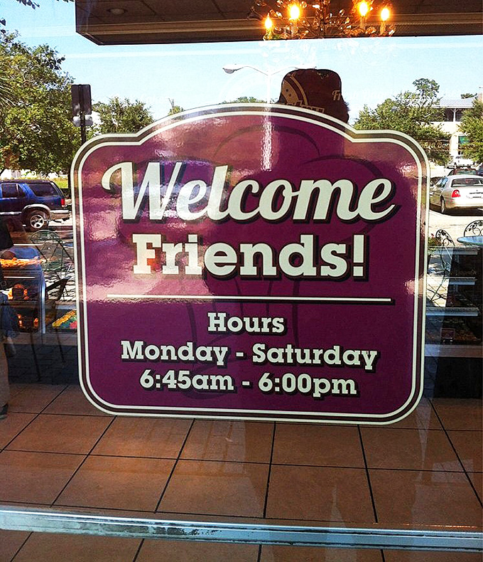 Opening Hours: The purple promise of 6:45am opening times &ndash; because sometimes breakfast deserves to be spectacular rather than sensible.