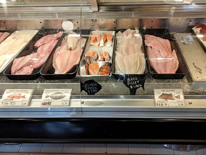 A glistening treasure chest of ocean bounty, where today's catch waits to become tonight's dinner &ndash; at the restaurant or your home.