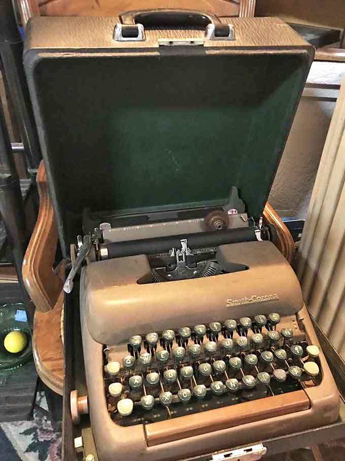 Before autocorrect saved us from ourselves, this mechanical marvel turned thoughts into permanent declarations, one satisfying clack at a time.