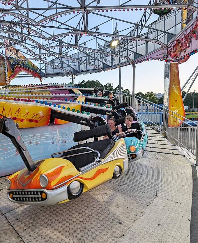 Vintage-styled cars with flames promise a ride that's both nostalgic and thrilling &ndash; like your first crush but with better safety features.