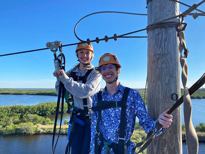 Ready for liftoff! When harnesses become fashion statements and strangers become comrades in aerial adventure.