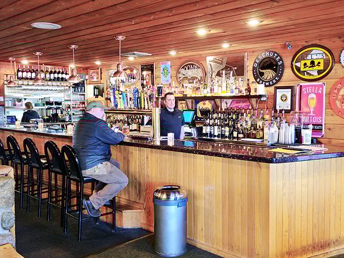 The bar serves as both watering hole and social hub &ndash; where locals and tourists bond over generous pours and shared appreciation for beef.