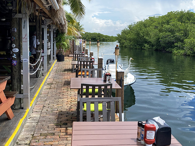 Waterfront dining doesn't get more authentic than this &ndash; boats bobbing nearby while you feast on the morning's catch.