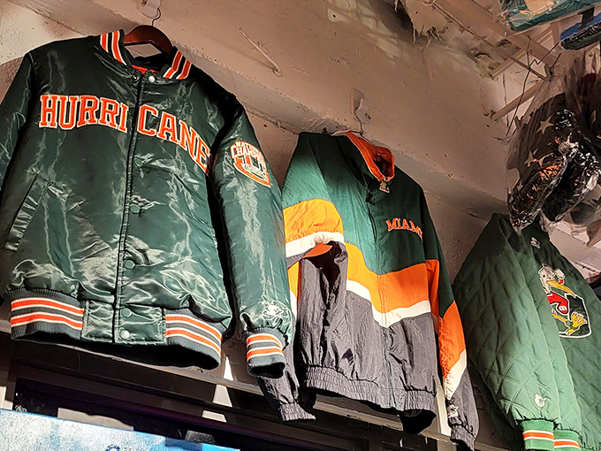 Hurricane season year-round &ndash; these vintage Miami varsity jackets carry the weight of glory days, championship dreams, and collegiate pride.
