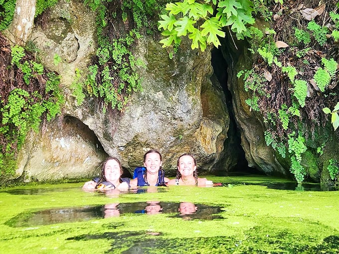 Visitors discover the simple joy of floating in water so pristine it feels like suspended animation in liquid crystal.