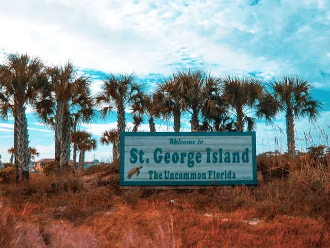 "The Uncommon Florida" indeed &ndash; St. George Island's welcome sign promises (and delivers) an escape from ordinary beach destinations.