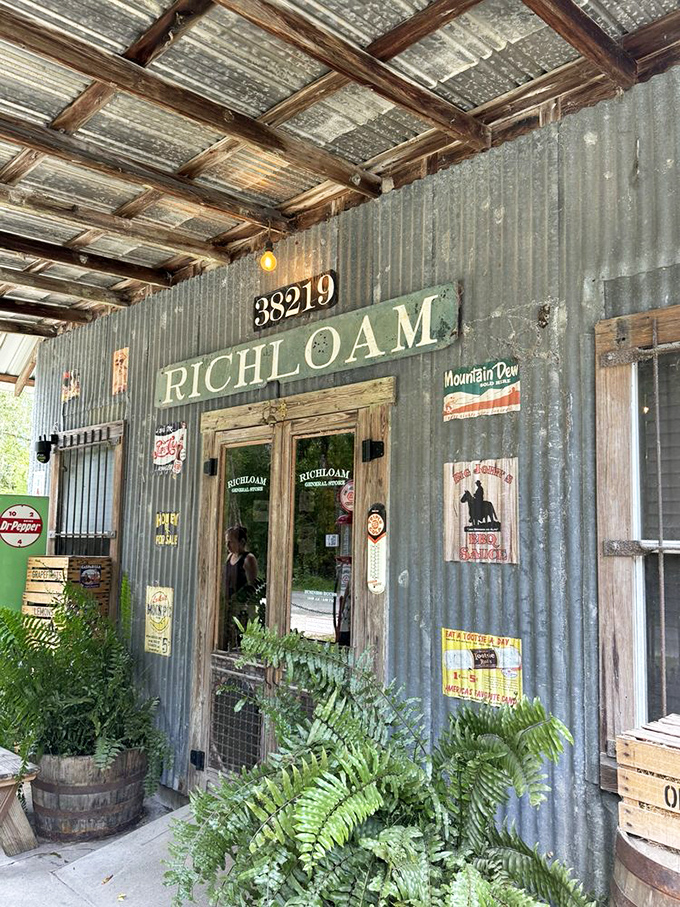 The weathered entrance with its vintage signage doesn't just welcome visitors &ndash; it invites them to step across the threshold between centuries.