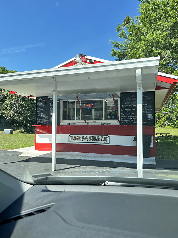 The Farm Shack's cheerful red-and-white stand serves up locally-sourced goodness &ndash; proof that the best food often comes from the simplest places.