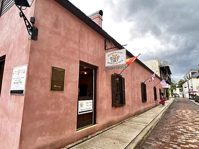 St. Augustine's historic Aviles Street provides the perfect setting for this reconstructed colonial hospital – history hiding in plain sight.