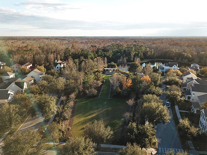 Green spaces weave through neighborhoods, ensuring residents never forget they're in Florida, not just a picture-perfect fantasy.