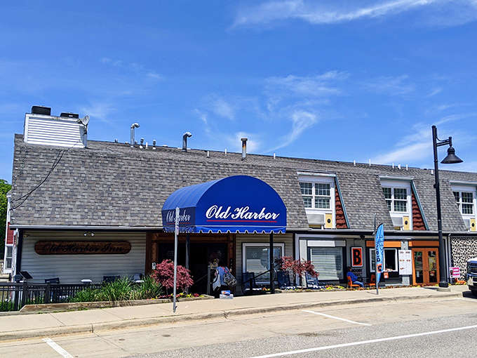 Old Harbor Inn's classic architecture sits waterside, ready to provide rest and relaxation with a side of nautical views.