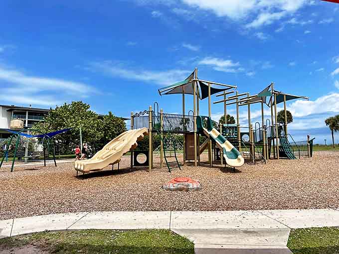Even the playgrounds in Vero Beach come with a side of paradise &ndash; where kids can slide and swing while parents soak in those perfect coastal views.